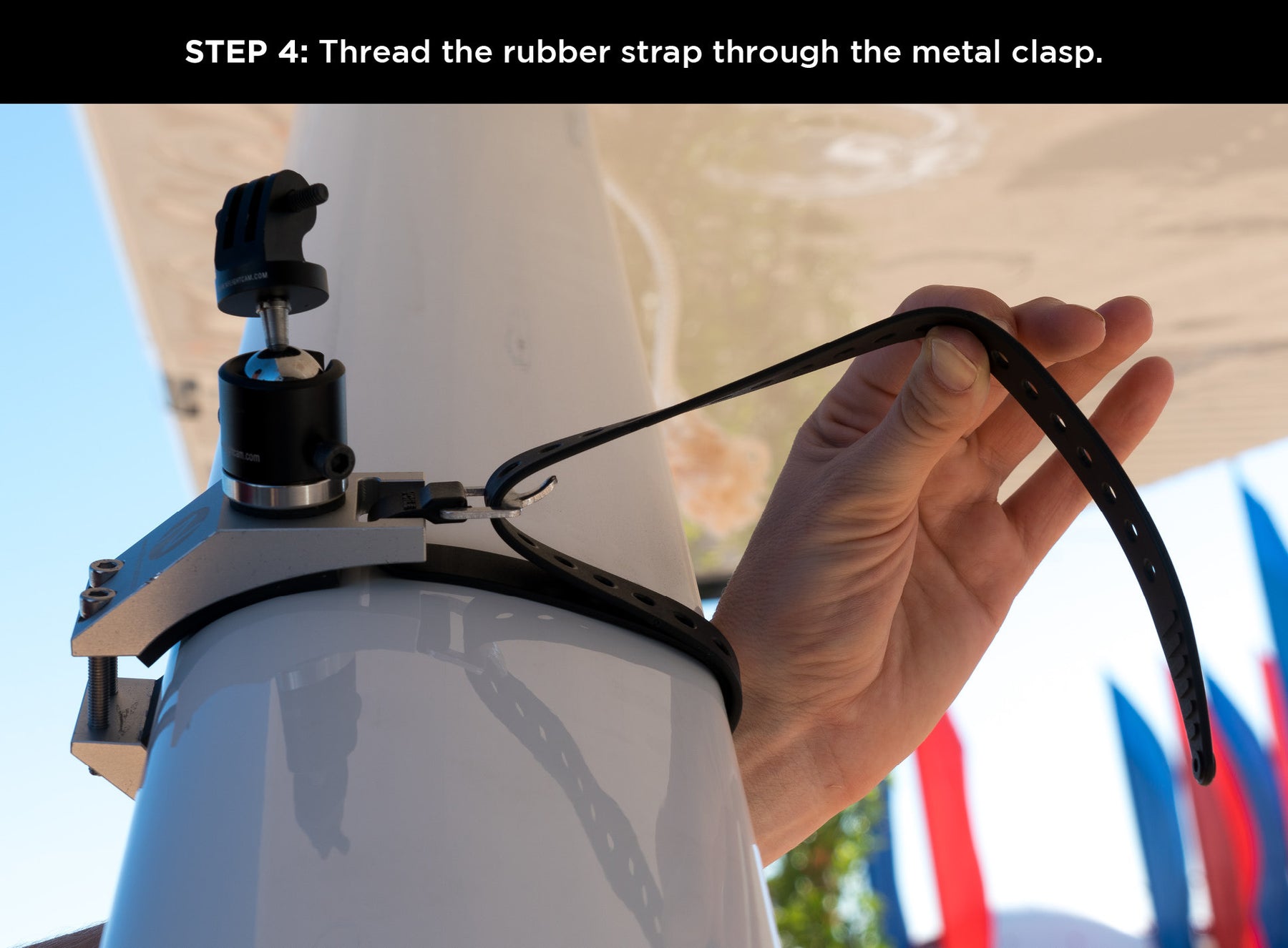 Nflightcam Airplane Strut Clamp Camera Mount